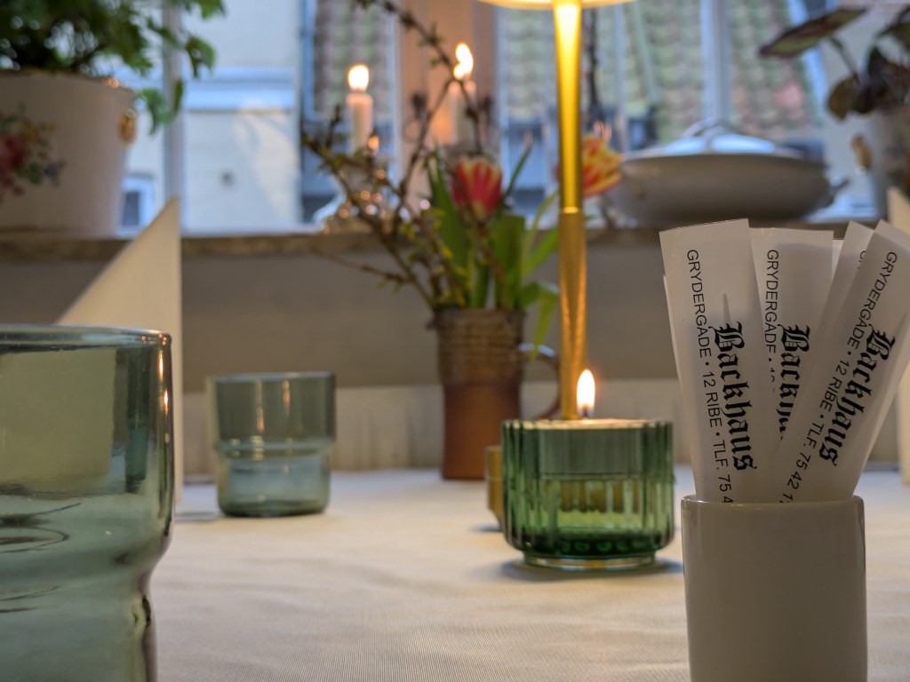 Menukort – Restaurant Backhaus